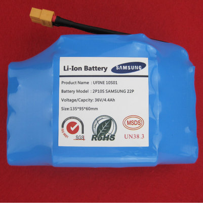 Il mini motorino elettrico parte, pacchetto 10S2P 18650 36V della batteria dello ione di Samsung Li