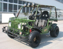 200cc Hammer Style Green Go Kart for Adult (KD 200GKH-2)