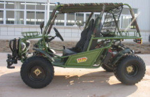 200cc Hammer Style Green Go Kart for Adult (KD 200GKH-2)