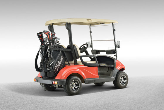 Two Seats Electrical Golf Carts For Golf Courses , 48V Battery Operated Golf Cart With CE