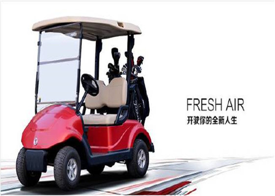 Electronic Two Seat Golf Carts , Club Car Electric Golf Cart With Curtis Controller
