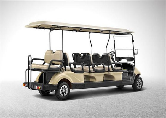 8 Seater Yamaha Electric Golf Cart , Club Car Golf Buggy With Rear Facing Seat