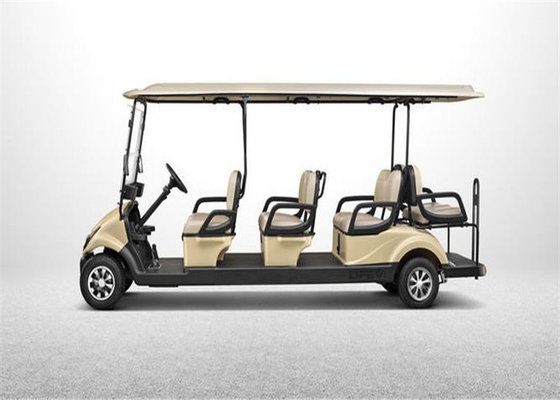 8 Seater Yamaha Electric Golf Cart , Club Car Golf Buggy With Rear Facing Seat