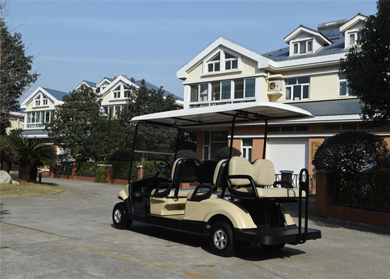 Dongfeng 6 Passenger Golf Carts 48V 4 KW / Battery Operated Golf Buggies