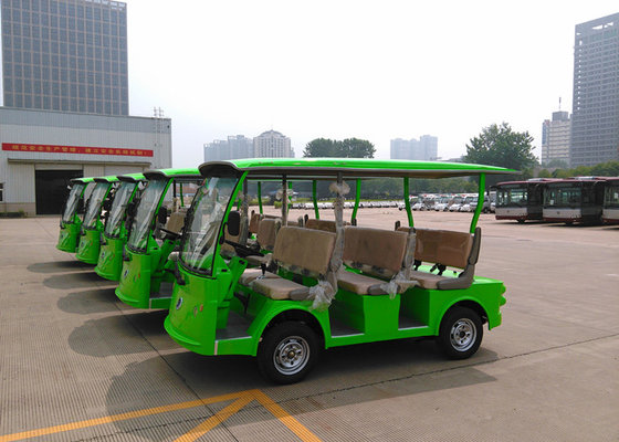 48V Battery Dongfeng 8 Seater Electric Car  Sightseeing Bus For Outdoor Transport