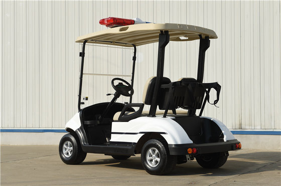 White Two Seat Golf Carts Police Electric Patrol Vehicle For Security Patrol