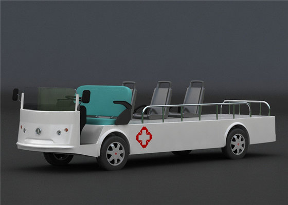 Custom Club Car Electric Ambulance Car / Ambulance Buggy With Light And Horn