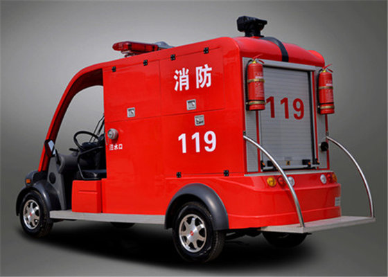 Mini Battery Powered Fire Engine Electric Vehicle 2 Seats With TUV