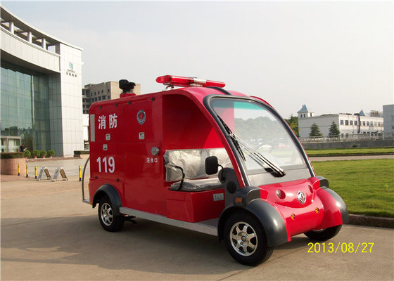 2 Seater Mini Electric Fire Fighting Truck With Alarm Lights CE Approved