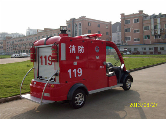 Small Two Seats Electric Fire Fighting Truck For Fire Emergency DongFeng