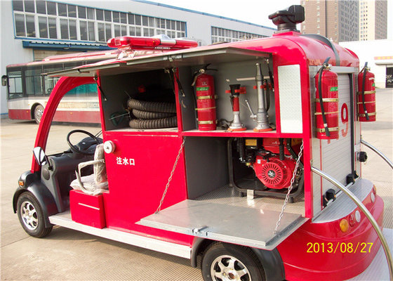 High End 2 Seater Electric Utility Vehicle / Electric Fire Truck With Serching Light For Fire Fighting