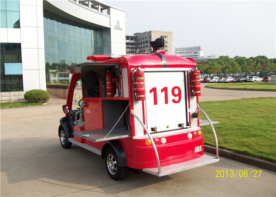 High End 2 Seater Electric Utility Vehicle / Electric Fire Truck With Serching Light For Fire Fighting