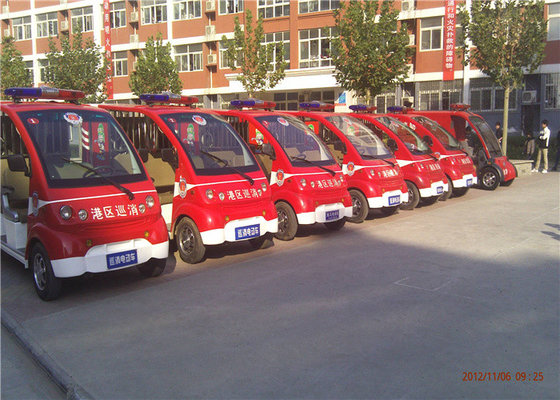 Popular Mini 2 Seater Electric Fire Engine / Fire Fighting Car With Pump and Tools
