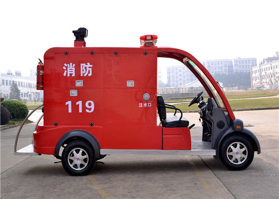Safety Dongfeng 48V Battery Electric Fire Truck With 2 Seater 4KW Motor