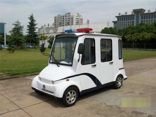 3.0KW DC Motor 4 Passenger Electric Security Patrol Vehicles With Closed Door