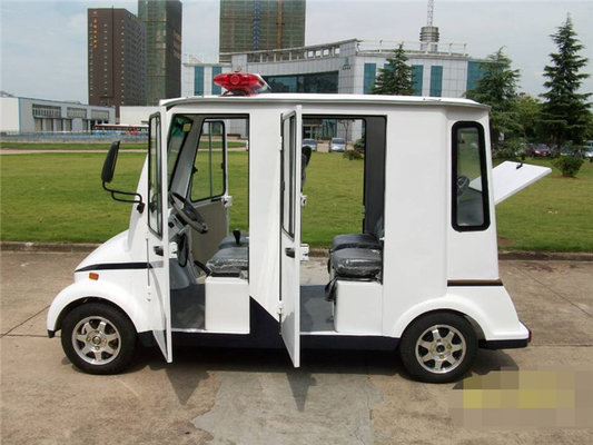 3.0KW DC Motor 4 Passenger Electric Security Patrol Vehicles With Closed Door