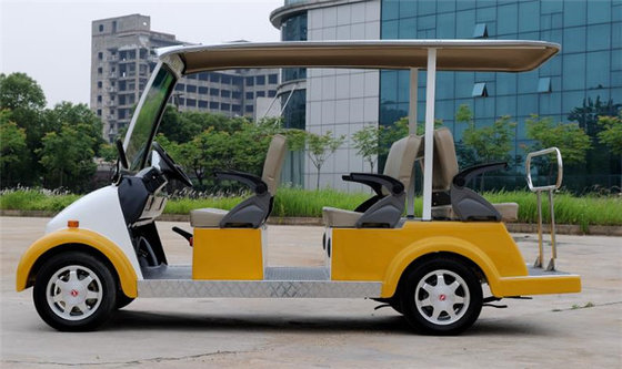 Safety Precedent 6 Passenger Electric Car , Electric Sightseeing Bus For Club