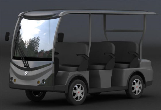 High End 5.0KW Motor Electric Shuttle Car / Tour Bus For Eight Passengers