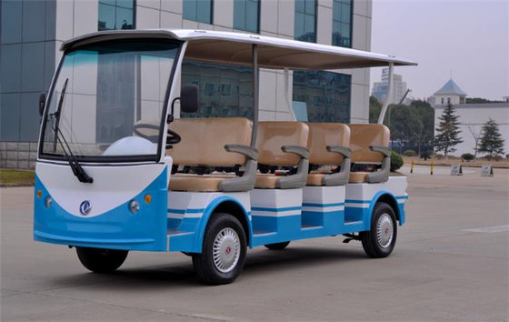 11 Seats Electric Sightseeing Bus , Multi Passenger Golf Carts For Tourists