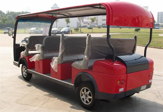 Dong Feng11 Person Electric Tour Bus Tourist Car With Pure Electric Power