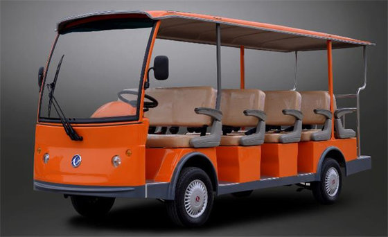Sightseeing Battery Powered Electric Shuttle Car Transport Bus14 Seaters For Tourist