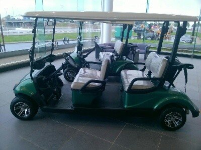 Electric Car 4 Seater Golf Carts With 3 KW KDS Motor For Amusement Park