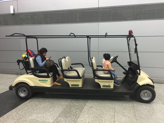 Electric Vehicle Golf Cart 6 Passenger , Multi Passenger Golf Carts For Club
