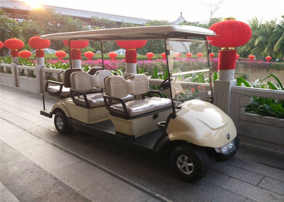 Dongfeng 6 Passenger Golf Carts 48V 4 KW / Battery Operated Golf Buggies