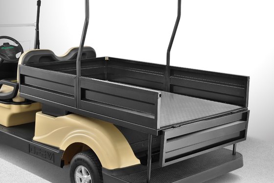 Battery Operated Electric Utility Vehicle With Stainless Steel Cargo Box CE Certificate