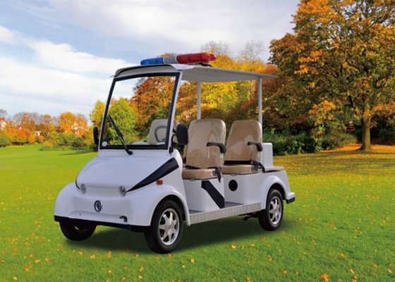 Police 4 Seater Electric Patrol Car , Electric Security Vehicles Street Legal