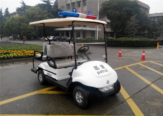 4 Seater Golf Buggy With Integrated Seat , Street Car Golf Cart For Police Patrol