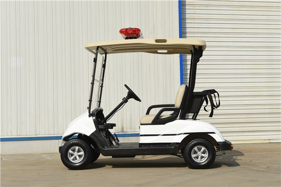 White Two Seat Golf Carts Police Electric Patrol Vehicle For Security Patrol