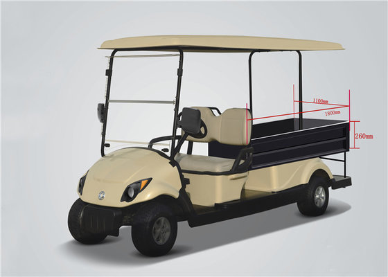 Four Seater Pure Electric Utility Vehicle With Plastic Bodywork For Hotel And Resort