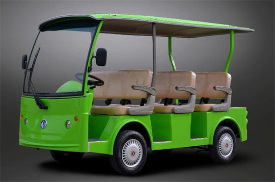 Electric 8 Passenger Golf Cart  Sightseeing Bus With DC Motor For Club / Hotel