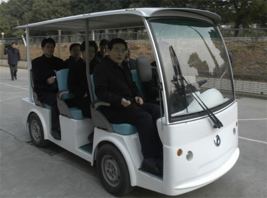 8 Passenger Electric Sightseeing Car , Electric Motor Golf Cart Customized Color