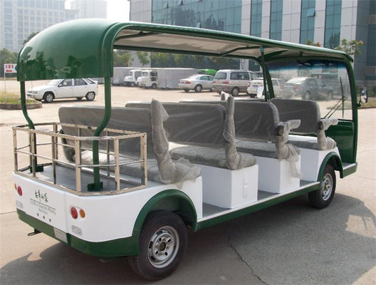 Sightseeing Battery Powered Electric Shuttle Bus With11 Seater 4.0KW DC Motor