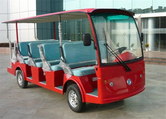 City Tourist Electric Sightseeing Bus Shuttle Car With 14 Seats For Reception