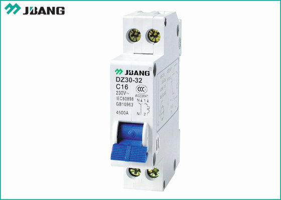 63 Amp Single Pole Electrical Mcb Circuit Breaker 20000 Times Mechanical Endurance