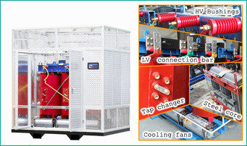Insulation Electric Dry Type Power Transformer 6Kv 11Kv Resin Cast 500 Kva Transformers
