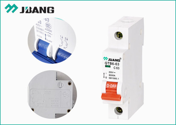 IEC 6kA 63Amp 4p Miniature Circuit Breaker For Lighting / Motor Circuit