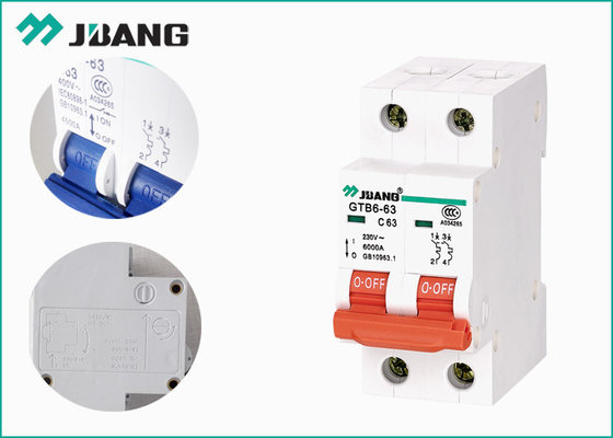 High Capacity Mini 2 Pole Circuit Breaker Miniature Switch Auto Electronics