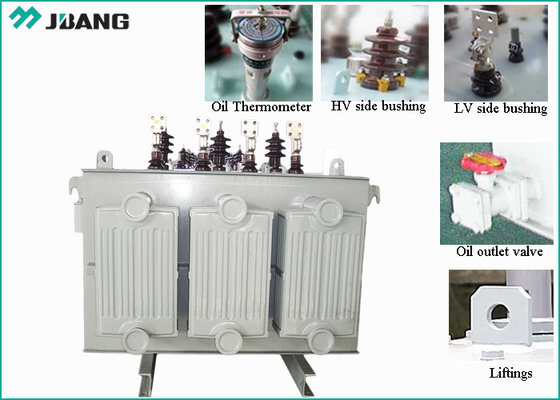 4.3KW Amorphous Oil Immersed Power Transformer  20kv Aluminum 400kva - 2000kva