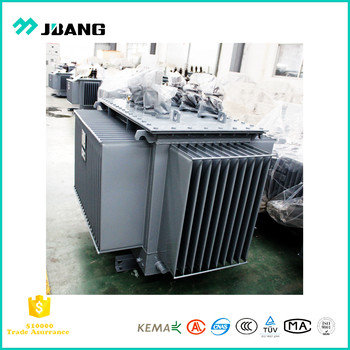 Customized 11kv to 33kv power distribution transformer oil immersed maximum 20mva warranty 5years ISO9001 Approval