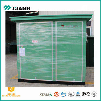 Mobile 6kv 11kv 22kv Pad Mounted Substation Power Distribution 800KVA - 2500KVA American type