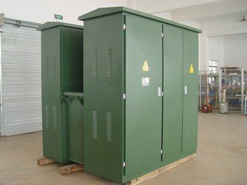 Mobile 6kv 11kv 22kv Pad Mounted Substation Power Distribution 800KVA - 2500KVA American type