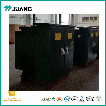 Pad Mounted Transformer Power Distribution Substation 6kv 22kv 800KVA  2500KVA American Type Box Transformer