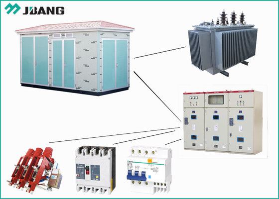 33 KV Compact Power Distribution Transformer Substation Switch Box European All In One Type