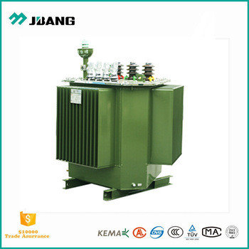11kv Triangular Core Oil Immersed Power Transformer Stereoscopic Energy Saving