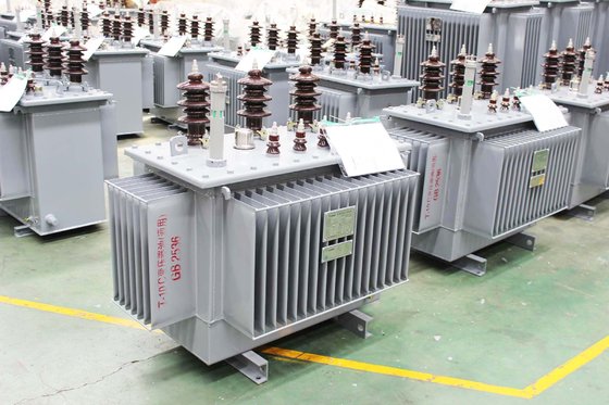 Full sealed Oil Immersed Power Transformer 3 phase 6kv - 11kv 25kva - 800kva