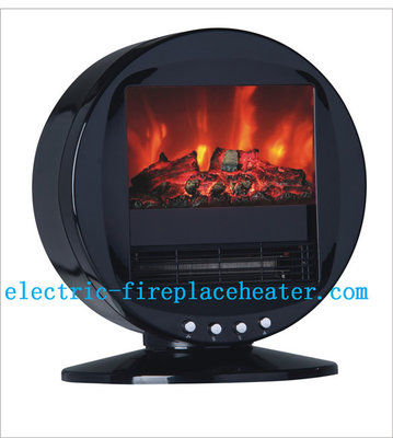 China High Efficiency 2KW Rotating Fireplace Classic Flame Electric Fireplace For Villas distributor